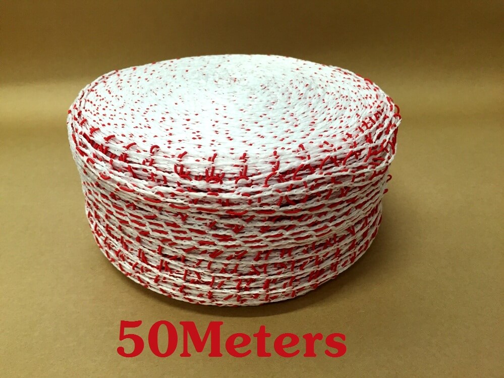 Trunet Meat Netting 110mm/16 Squares 50M Roast Red & White Classic Roll ...