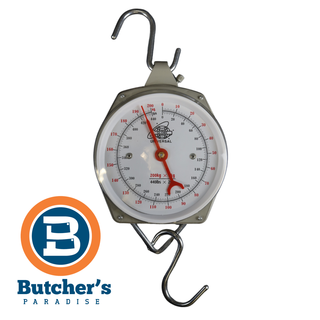 Hanging Clock Scale - 200kg | Butchers Paradise