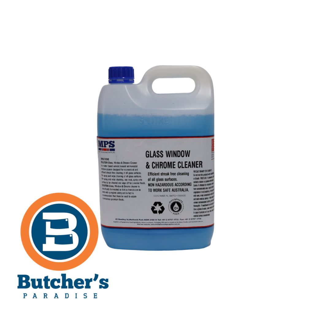 Glass Window & Chrome Cleaner 5L - PICK UP ONLY | Butchers Paradise