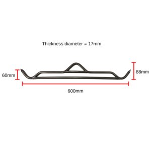 Butcher's Stainless Steel Meat Gambrel Hook - Hunter, Farmer, Home Kill ...