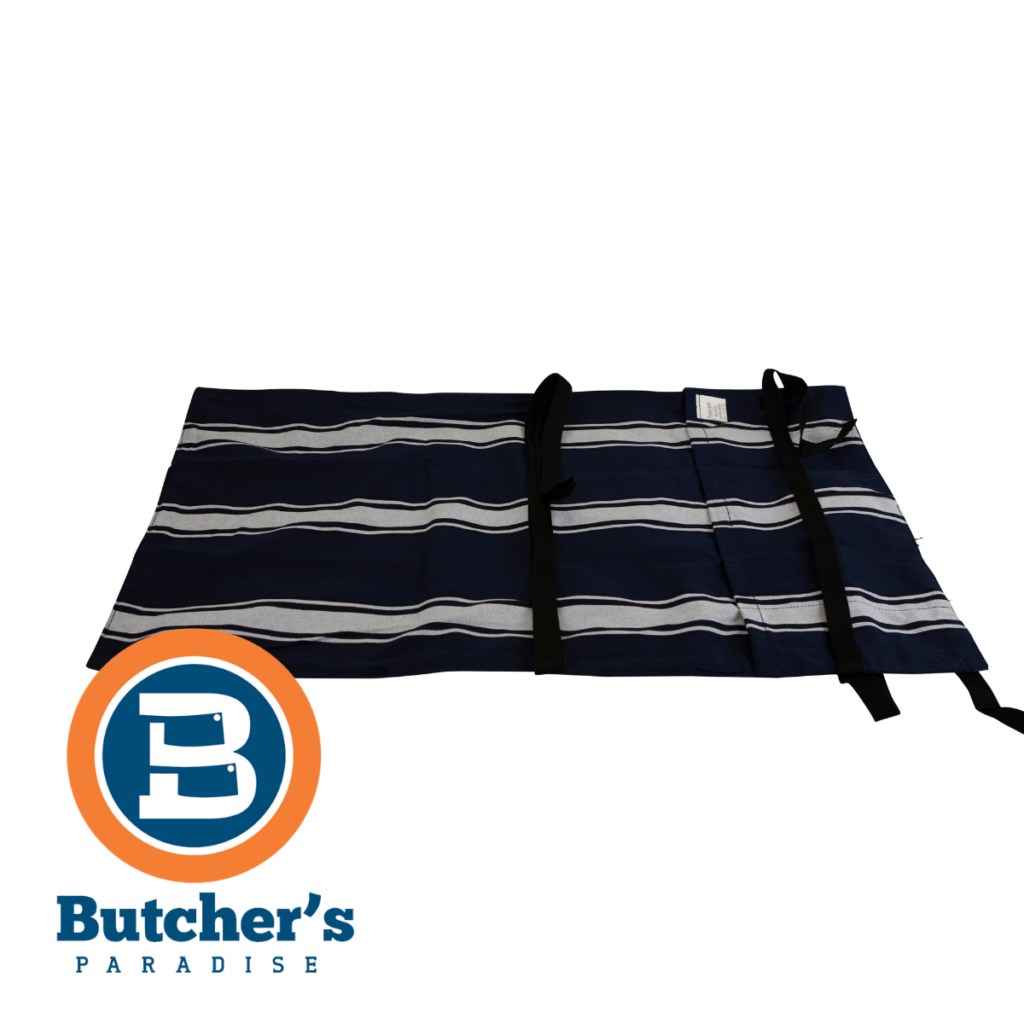 Butchers Knife Pouch Wrap Diekensen 6 Slots Knife Wrap Blue White ...