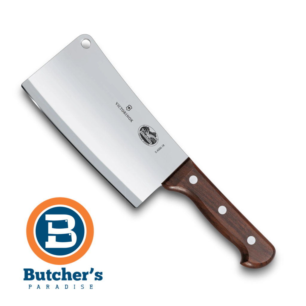 Victorinox 7" Kitchen Cleaver Wood Handle | 5400018 | Butchers Paradise