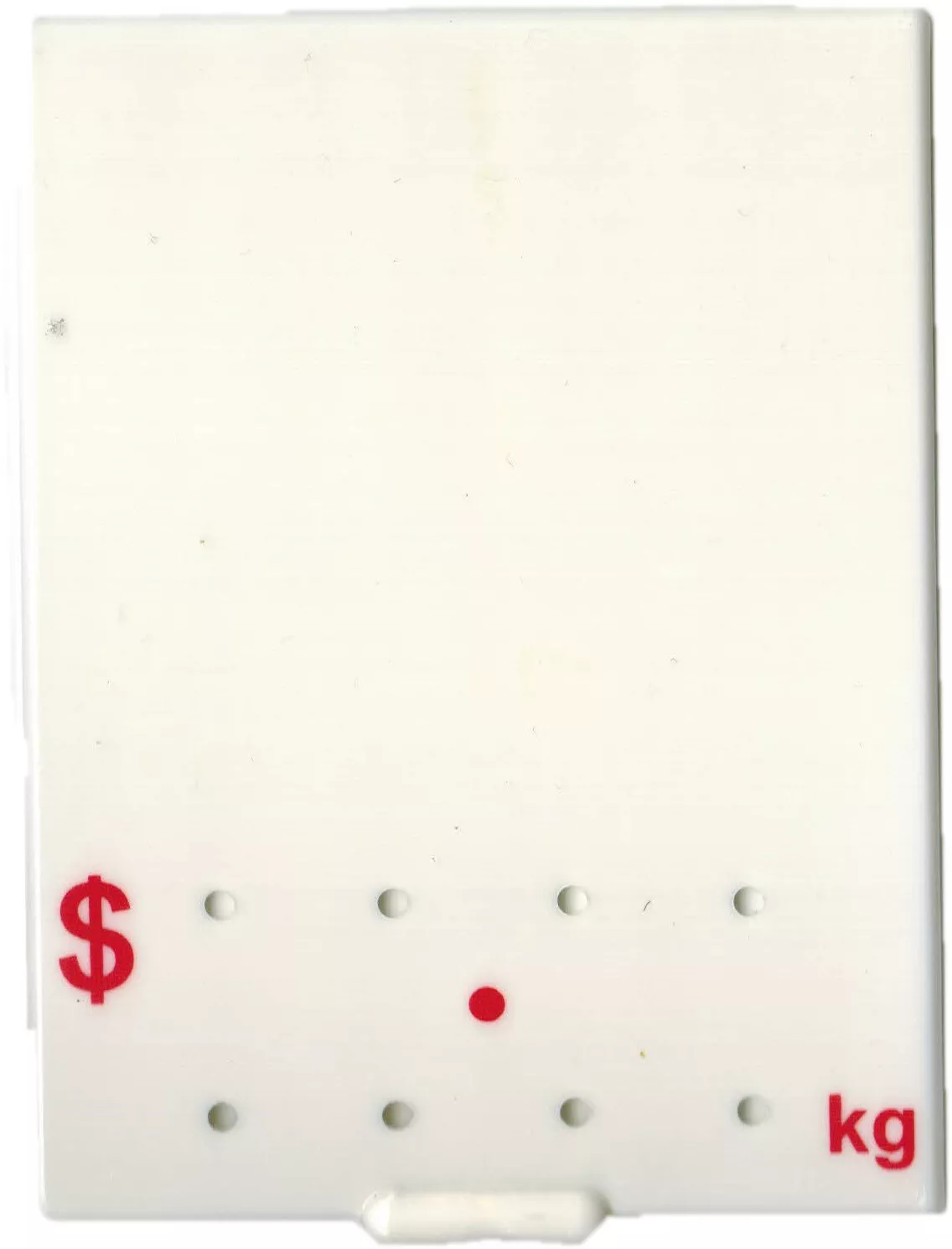 Butcher Ticket Meat Food Display Sign Medium/Large in White (10 Pack ...