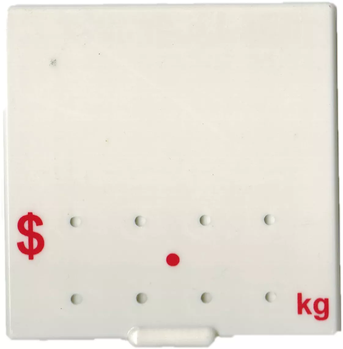 Butcher Ticket Meat Food Display Sign Medium/Large in White (10 Pack ...